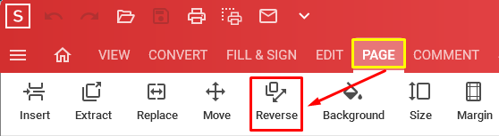 How to Move and Reverse Pages – Soda PDF