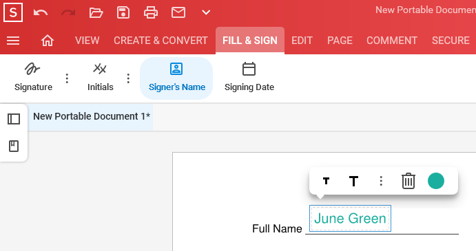 How to fill out forms with the Fill & Sign module? – Soda PDF