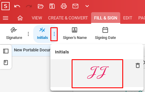 How to Sign a file with the Fill & Sign module? – Soda PDF