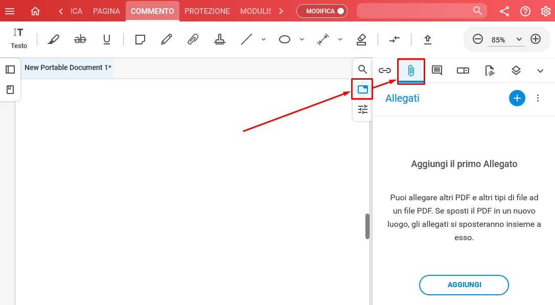 Come allegare un file al documento PDF – Soda PDF Come allegare un file al documento PDF – Soda PDF