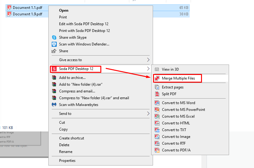 How To Combine Or Merge Multiple Files Into 1 PDF File Soda PDF