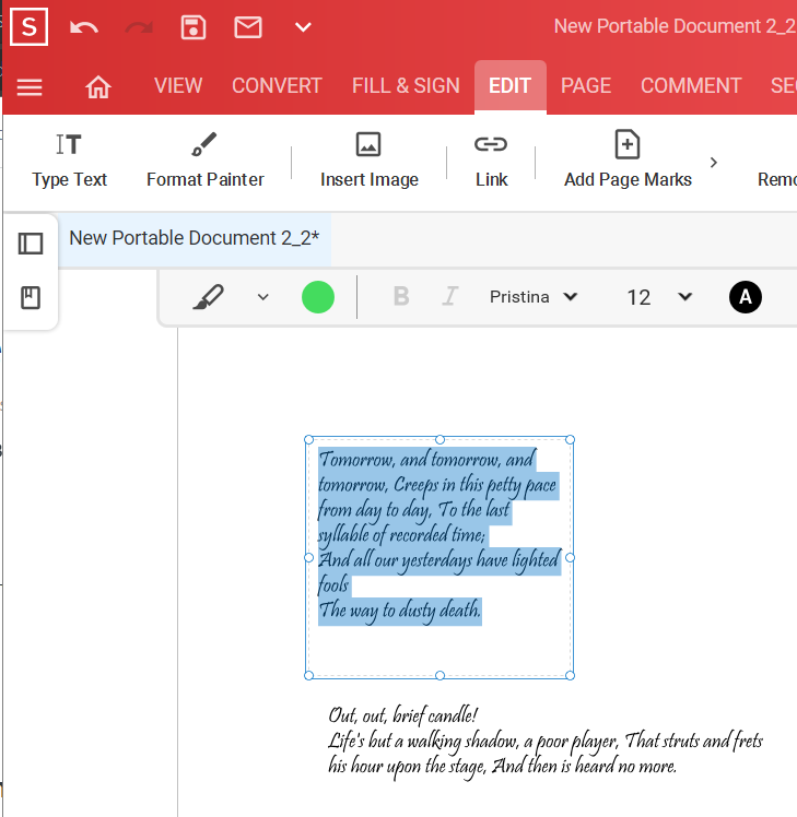 How to Edit Text in a PDF Document – Soda PDF