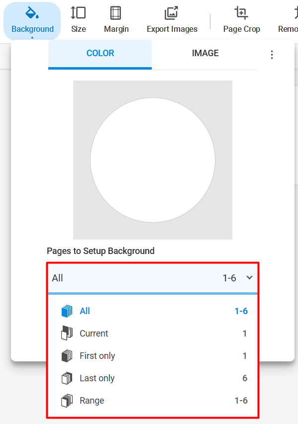 How to Change the Background of my PDF File – Soda PDF