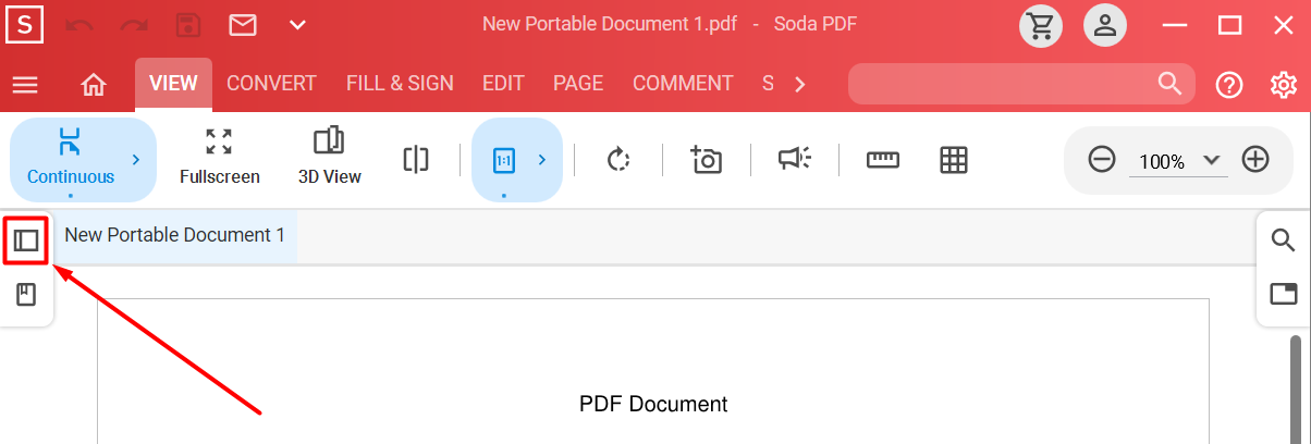 How to use the Preview Pane – Soda PDF