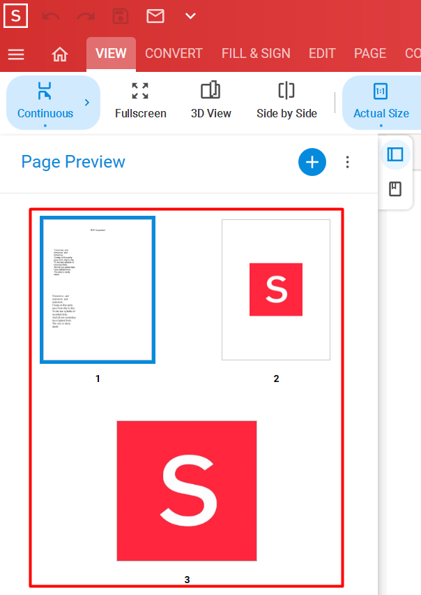 How to use the Preview Pane – Soda PDF